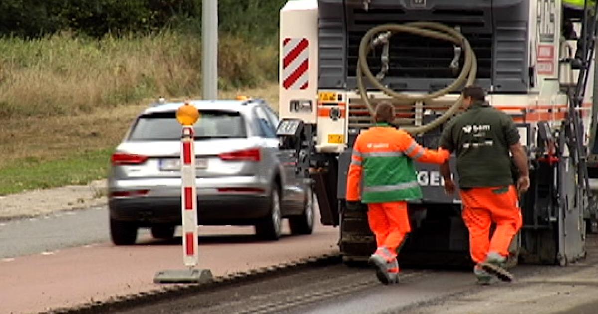Travaux en cours sur la Nationale 4 à hauteur de Gembloux | Canal Zoom