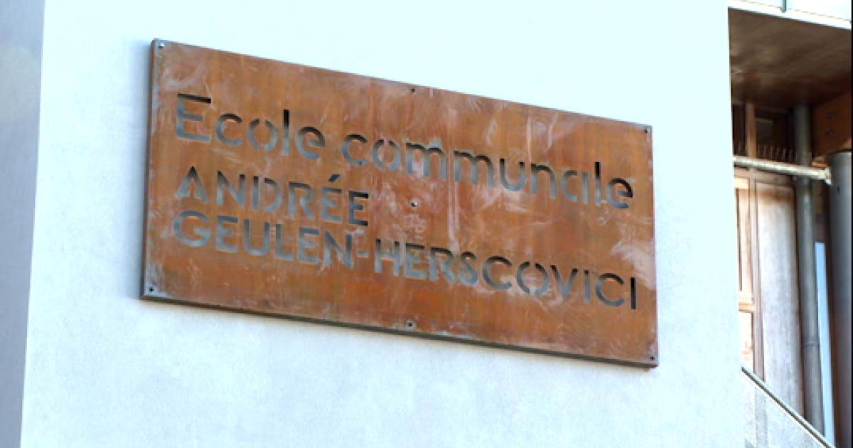 L'école de Walhain-centre rebaptisée "Andrée Geulen Herscovici" | Canal ...